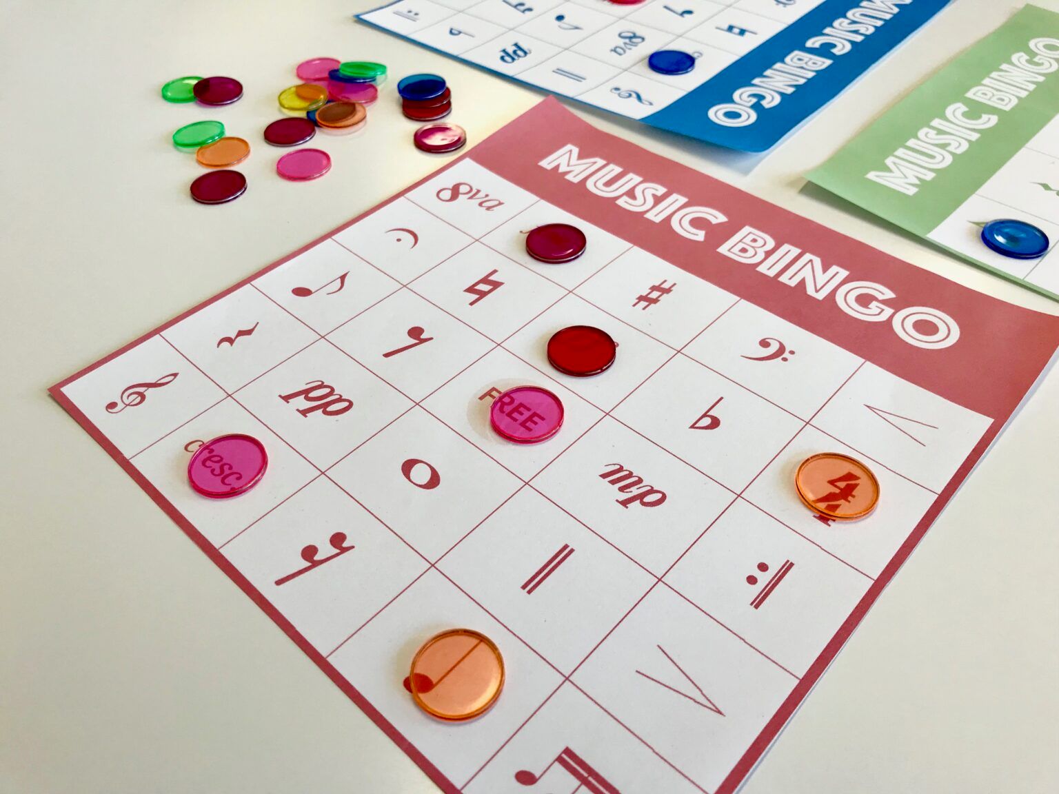 Free Game: Music Bingo - Hoffman Academy Blog