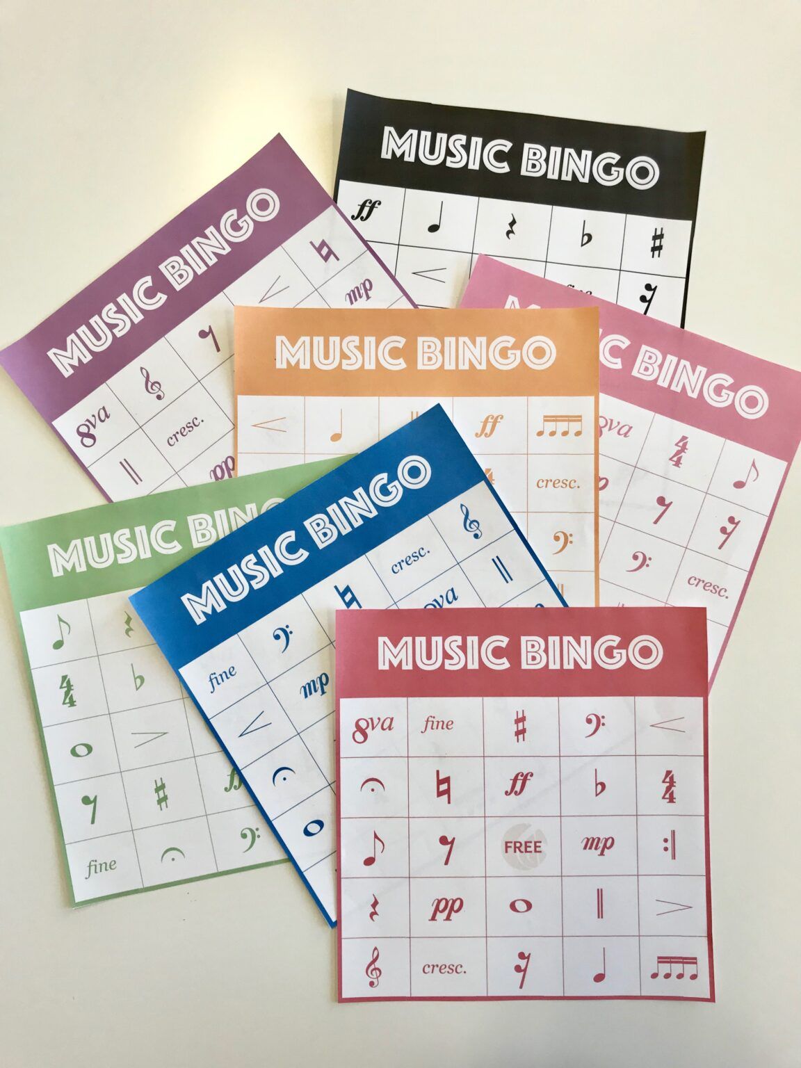 Free Game: Music Bingo - Hoffman Academy Blog