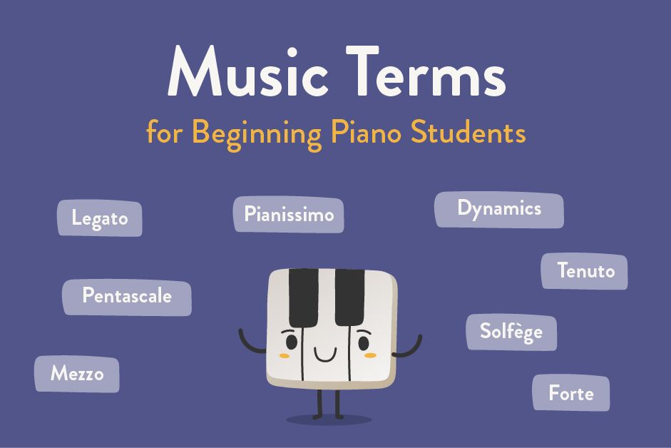 Common Musical Terms Music Terms For Beginners On The Piano