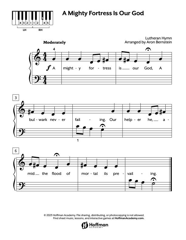 Easy Piano Hymns for Beginners | Arrangements, Sheet Music