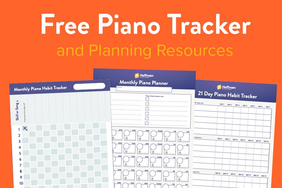 Free Piano Tracker & Piano Planning Resources