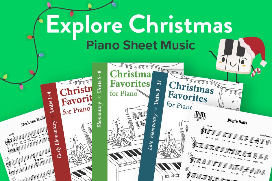 Christmas Piano Sheet Music Favorites | Easy, for Beginners