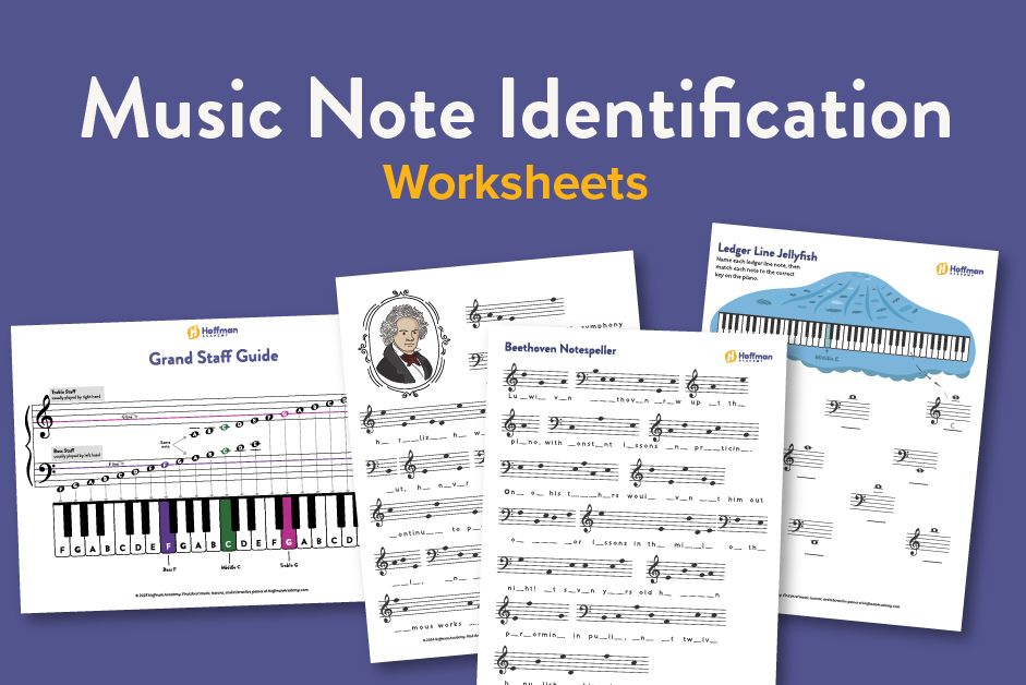 Music Note Identification | Free Downloads - Hoffman Academy