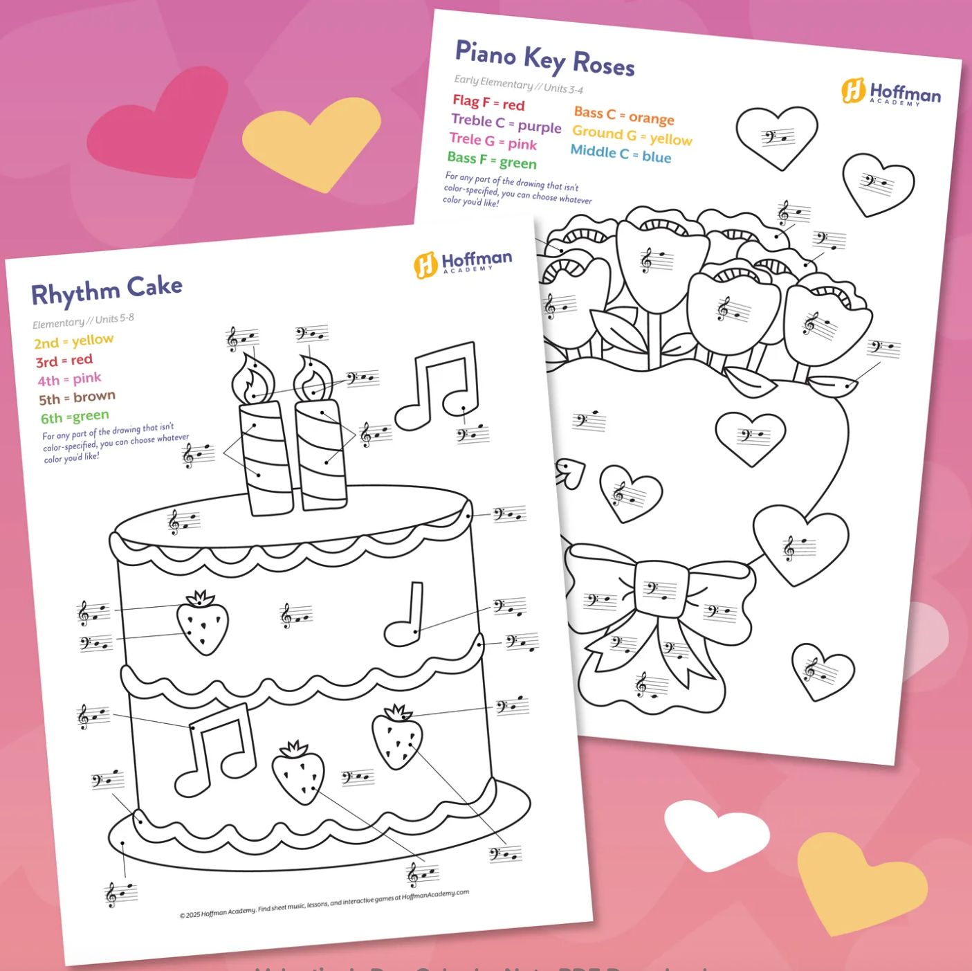 11 Music Coloring Sheets for Kids | Printable PDFs