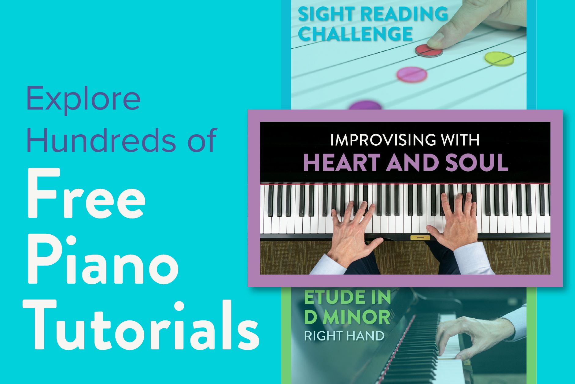 Free Piano Tutorials | 400+ Videos, Easy, Beginner to Intermediate