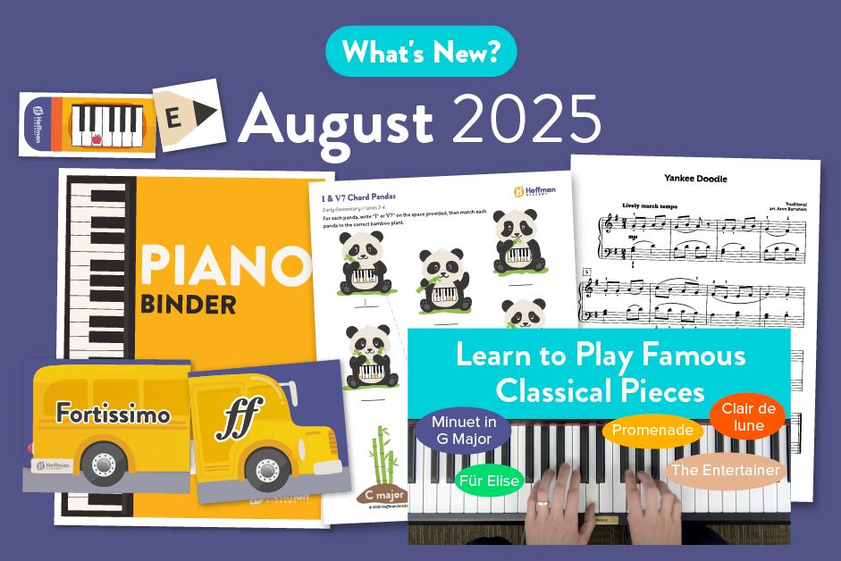 August 2025 Releases & Back-to-School Musical Resources