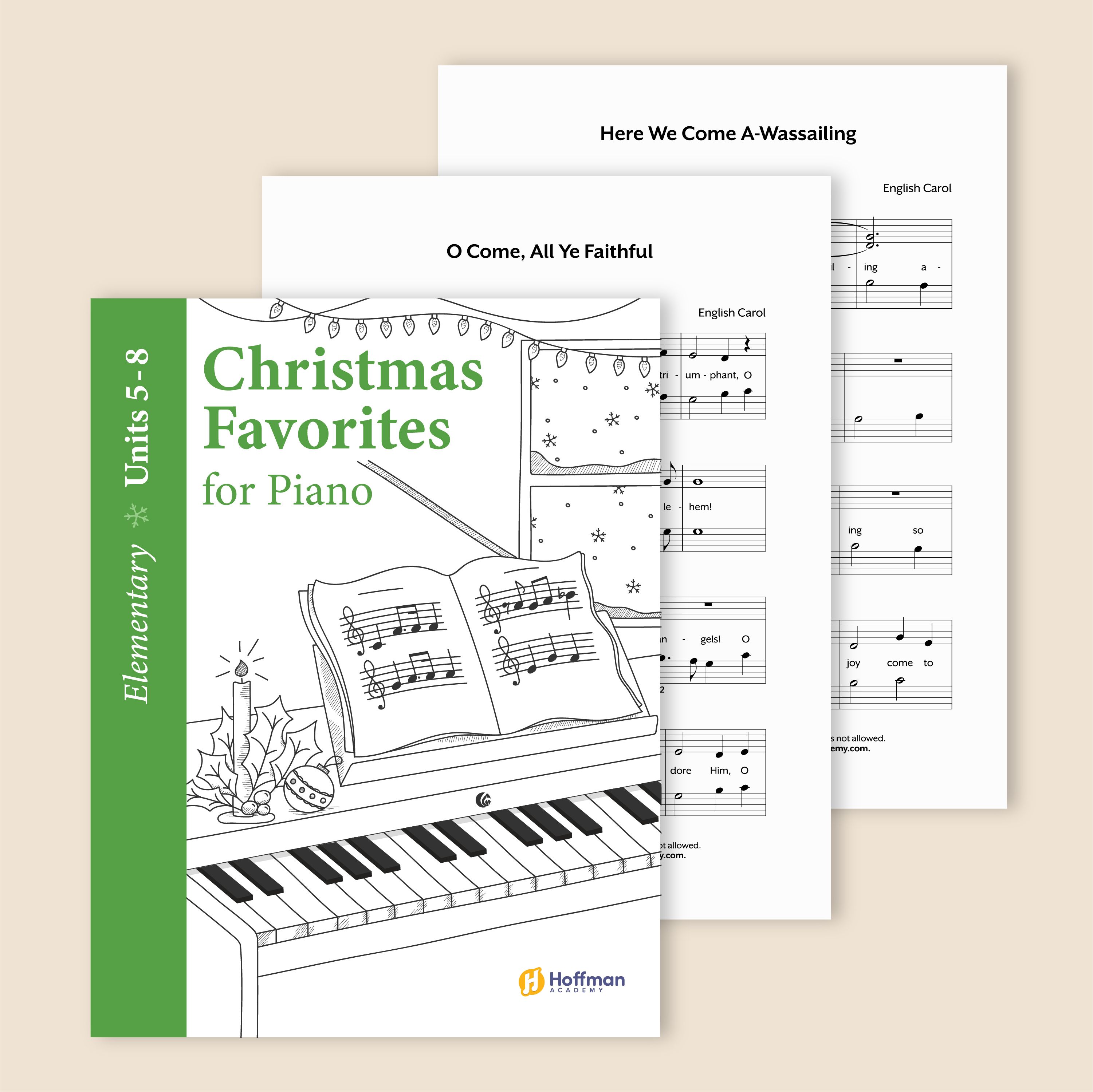 Christmas Favorites for Piano | 10 Elementary-Level Pieces