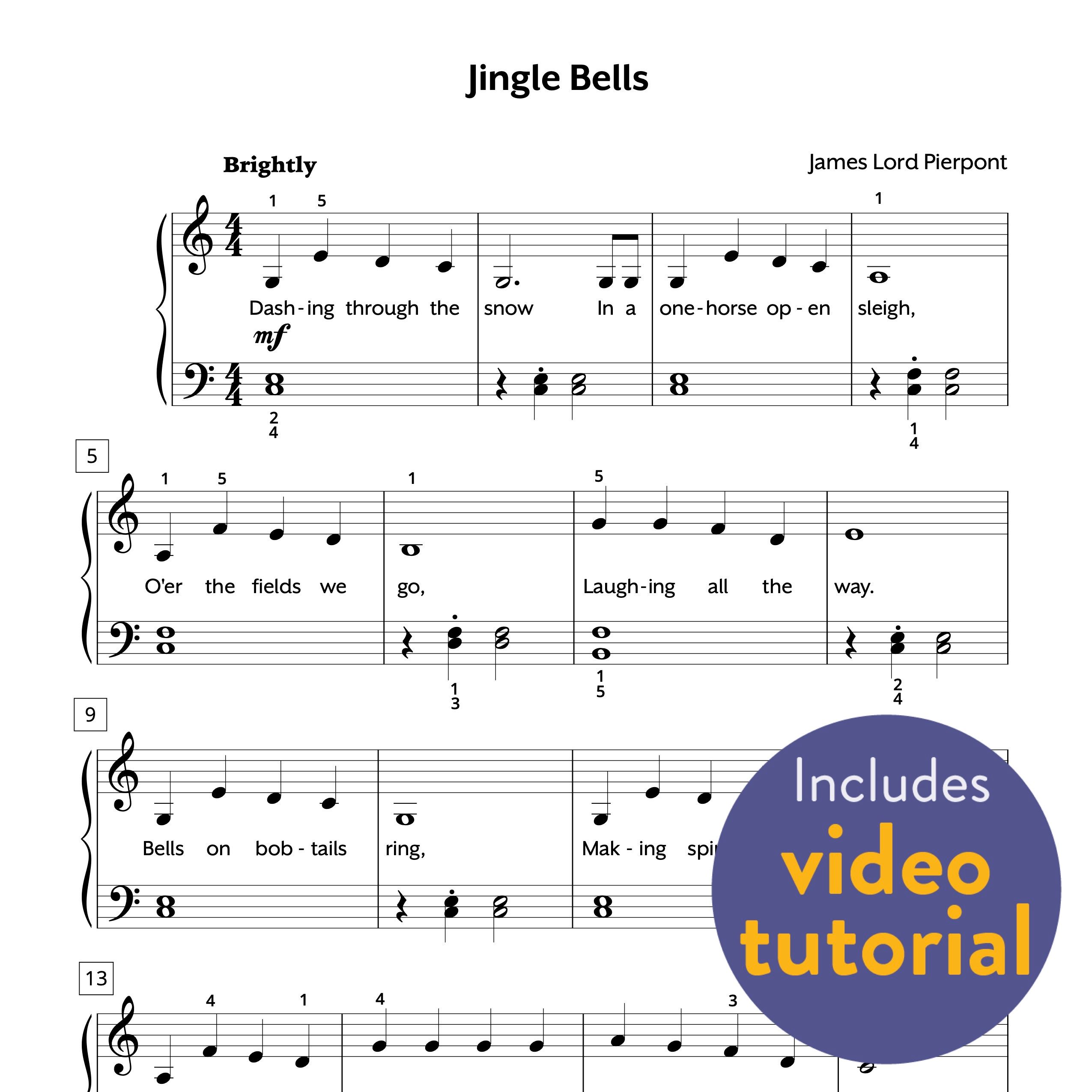 Jingle Bells | Jazzy, Early Intermediate-Level Piano