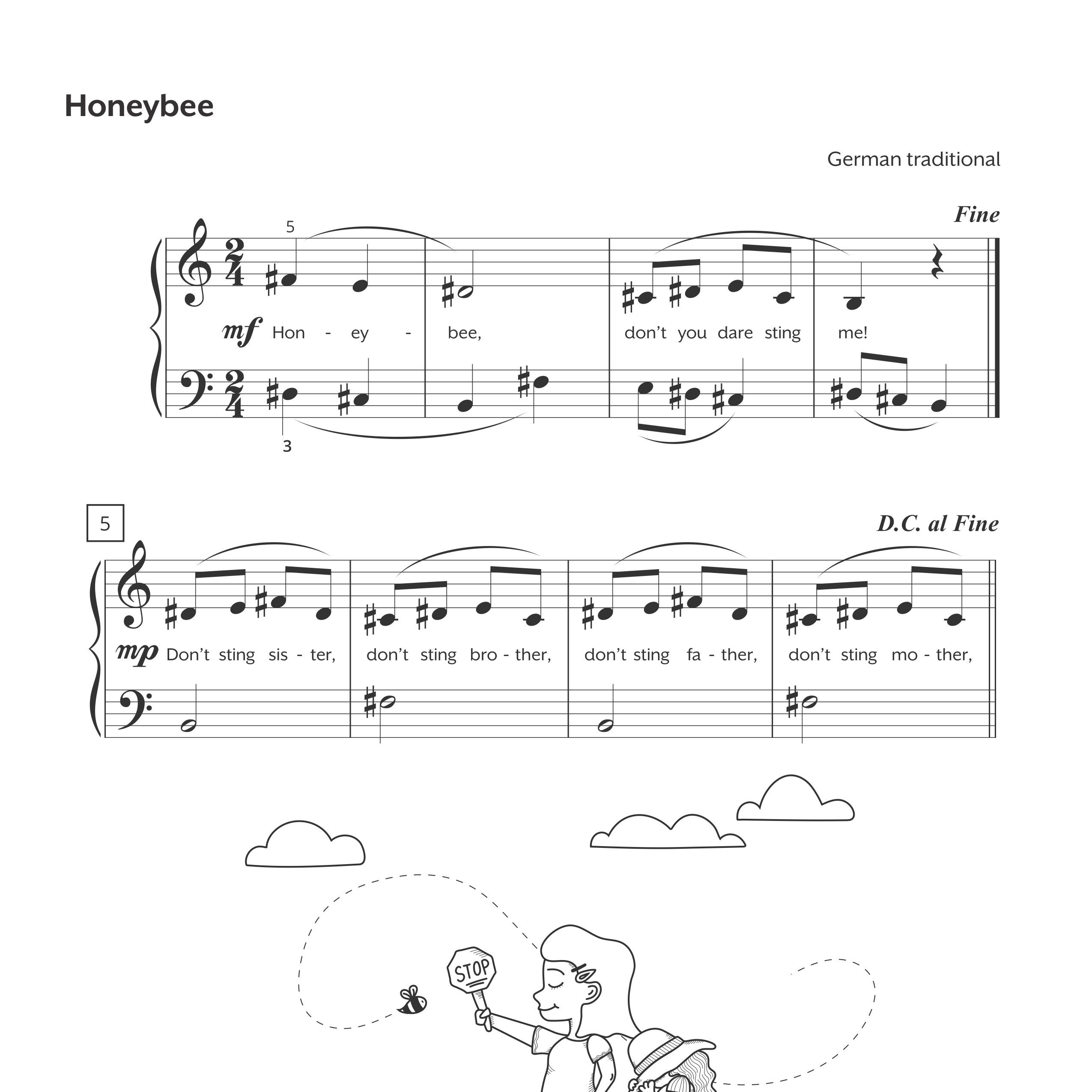Honeybee | Easy Piano Sheet Music