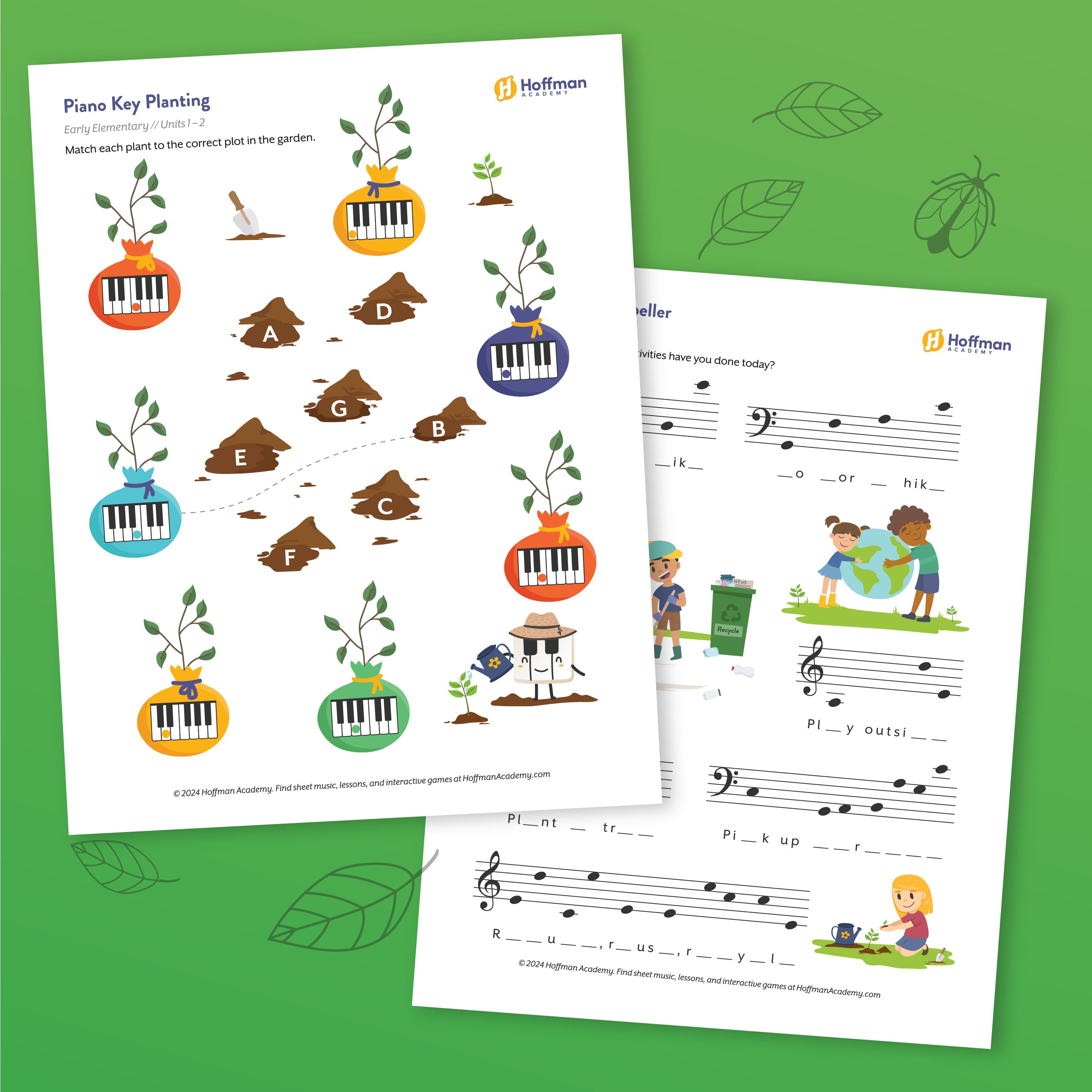 Music Theory | Earth Day Packet