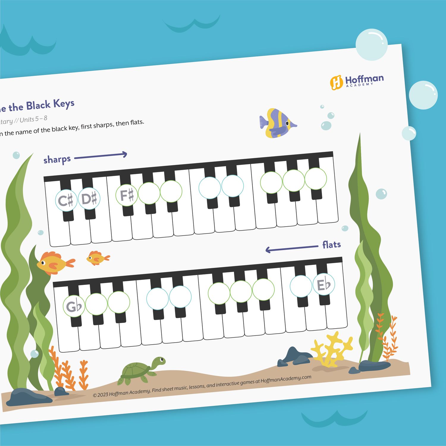 Music Theory | Under the Sea Packet