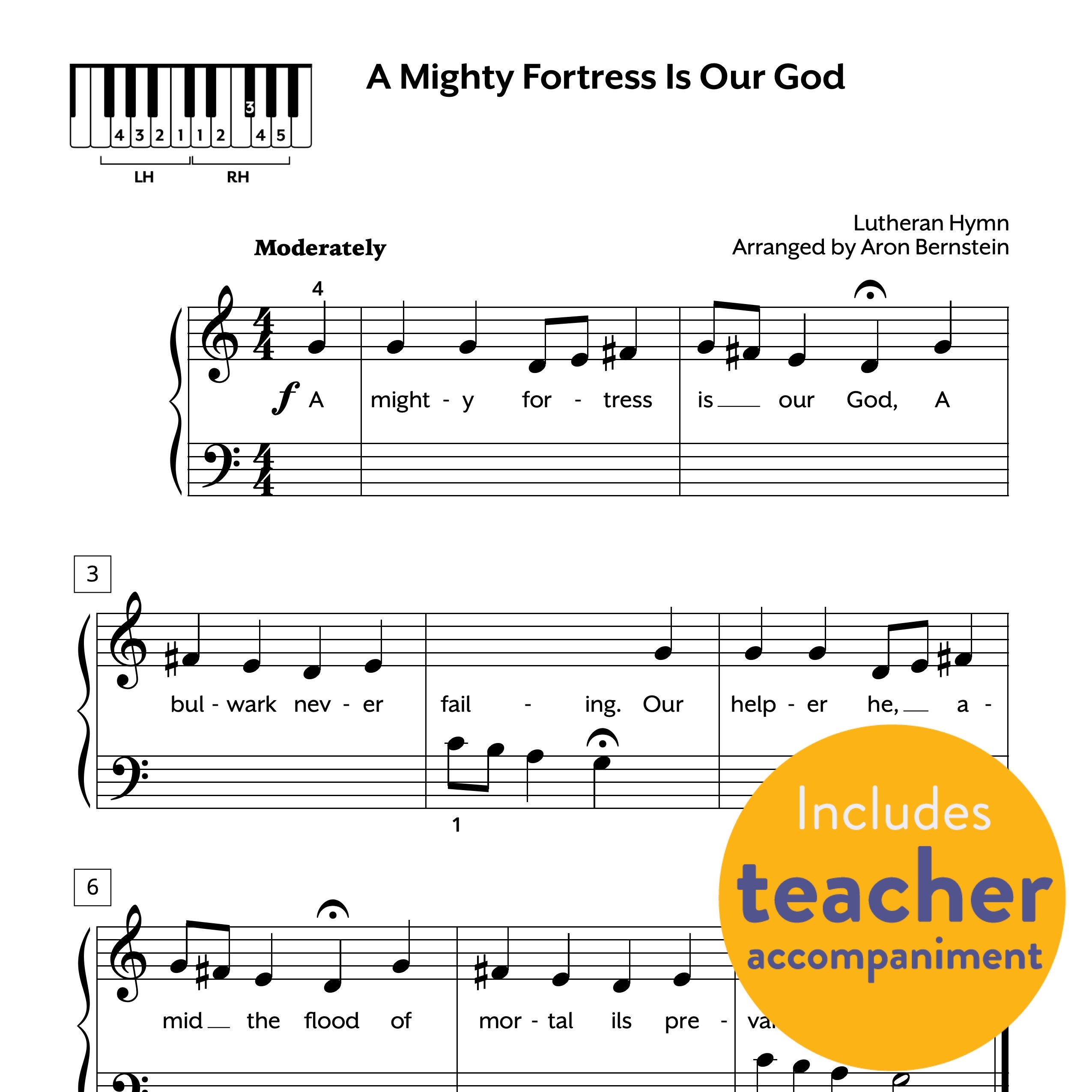 A Mighty Fortress Is Our God | Free, Super Easy Sheet Music