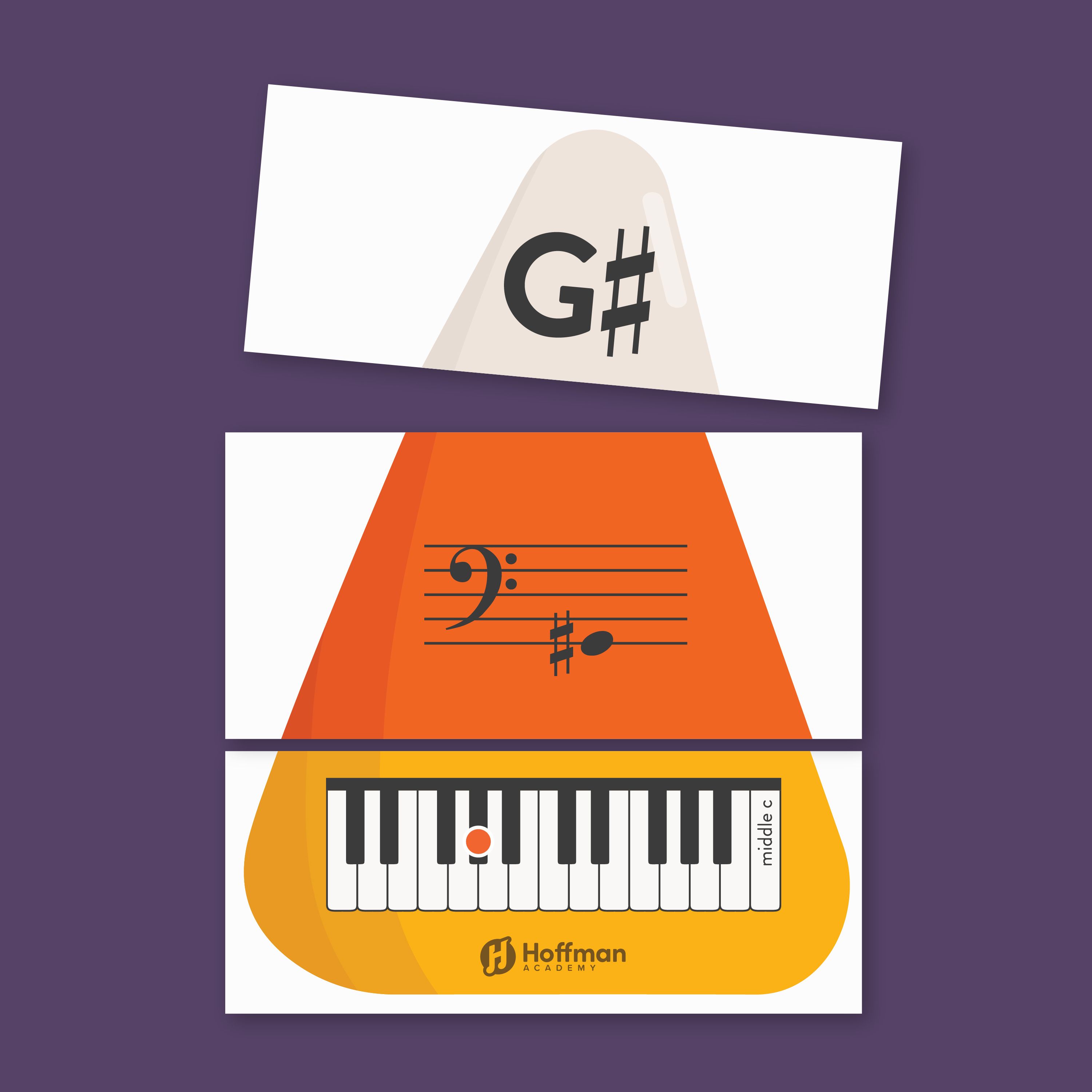 Halloween | Candy Corn | Music Theory Matching Cards
