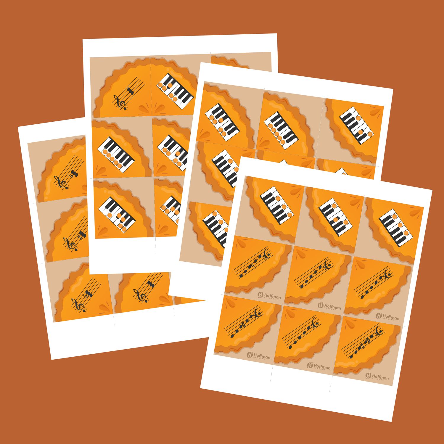 Thanksgiving | Piano | Music Theory Matching Game