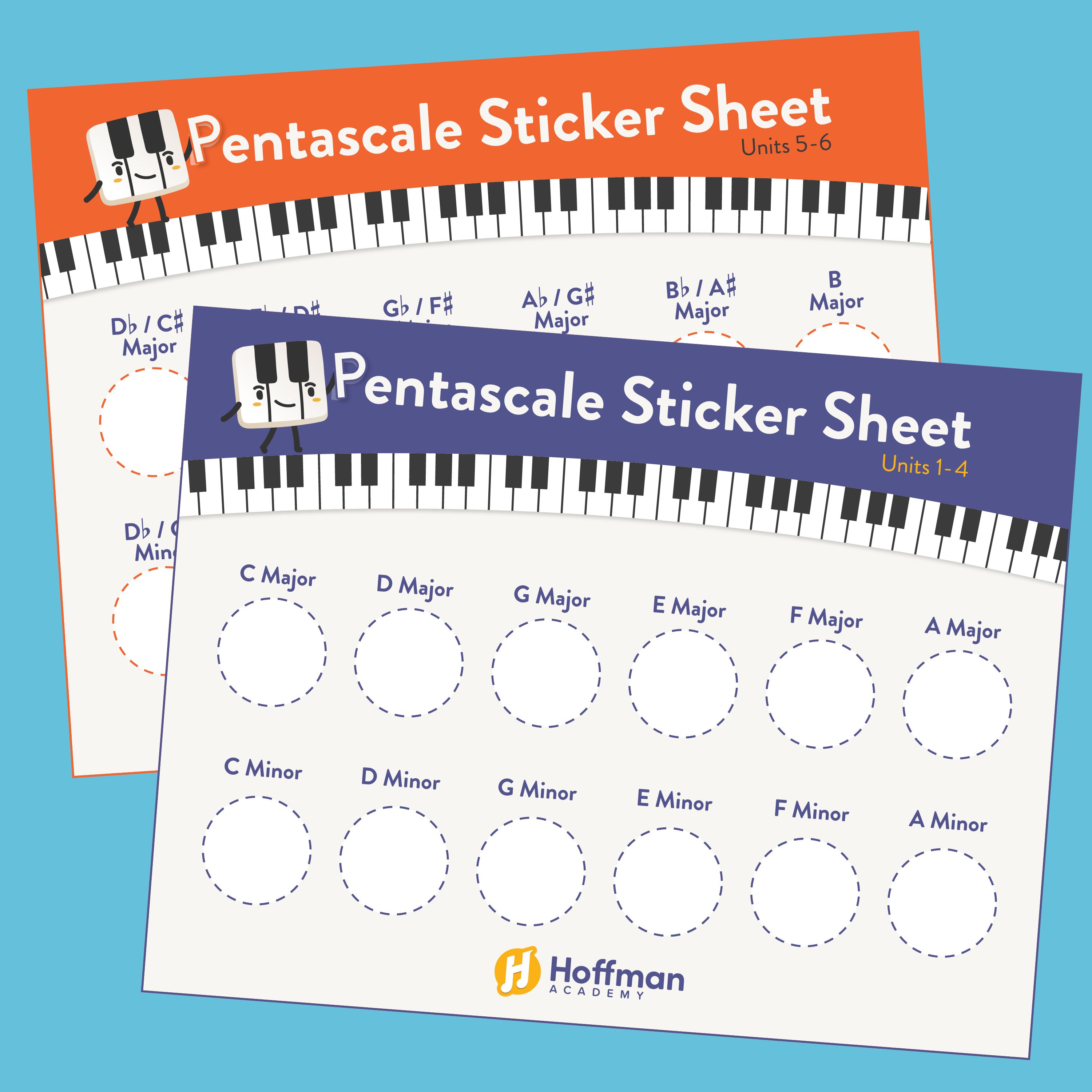 Piano Pentascale Practice Tracker | Free Download