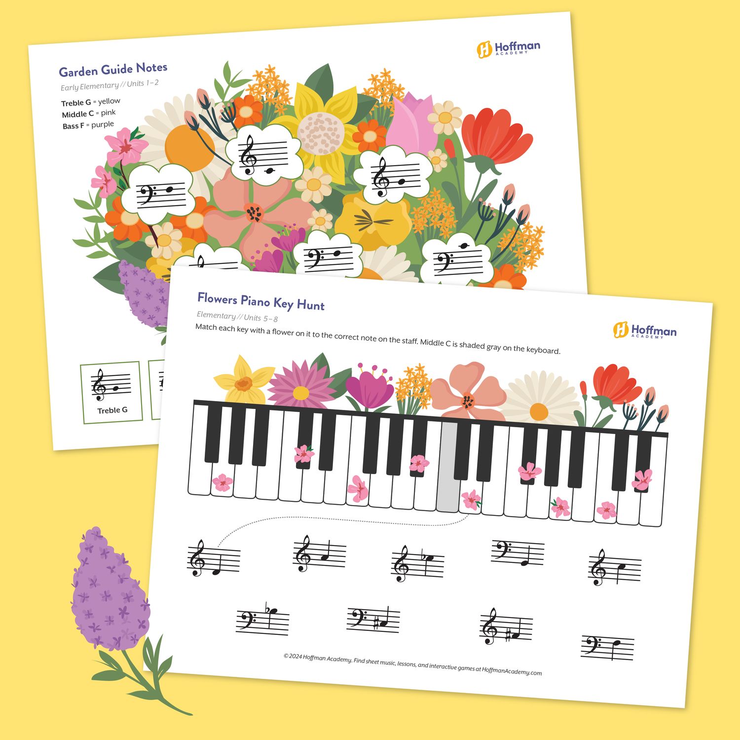 Spring Themed Music Theory Packet