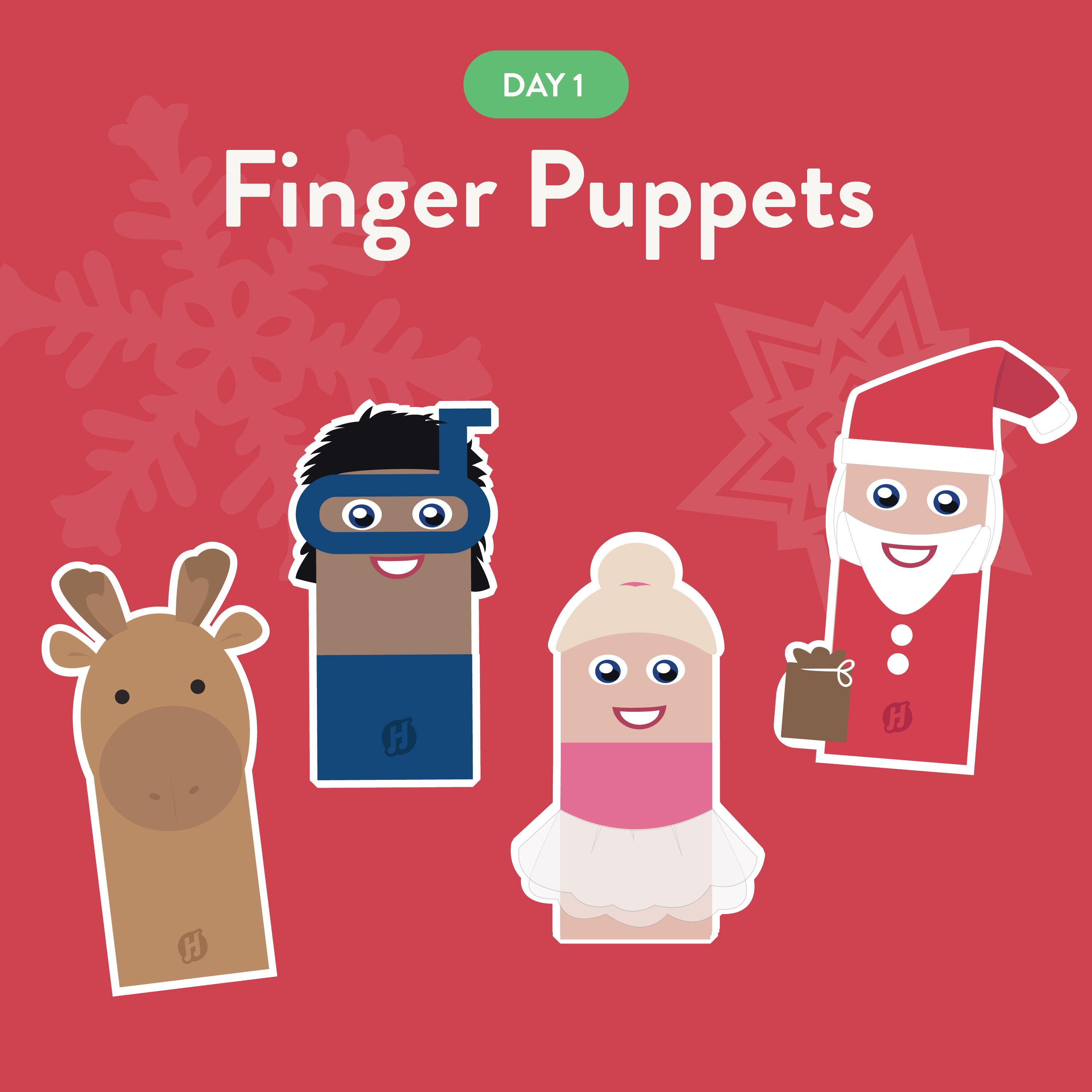 Christmas Finger Puppets | Free PDF Download