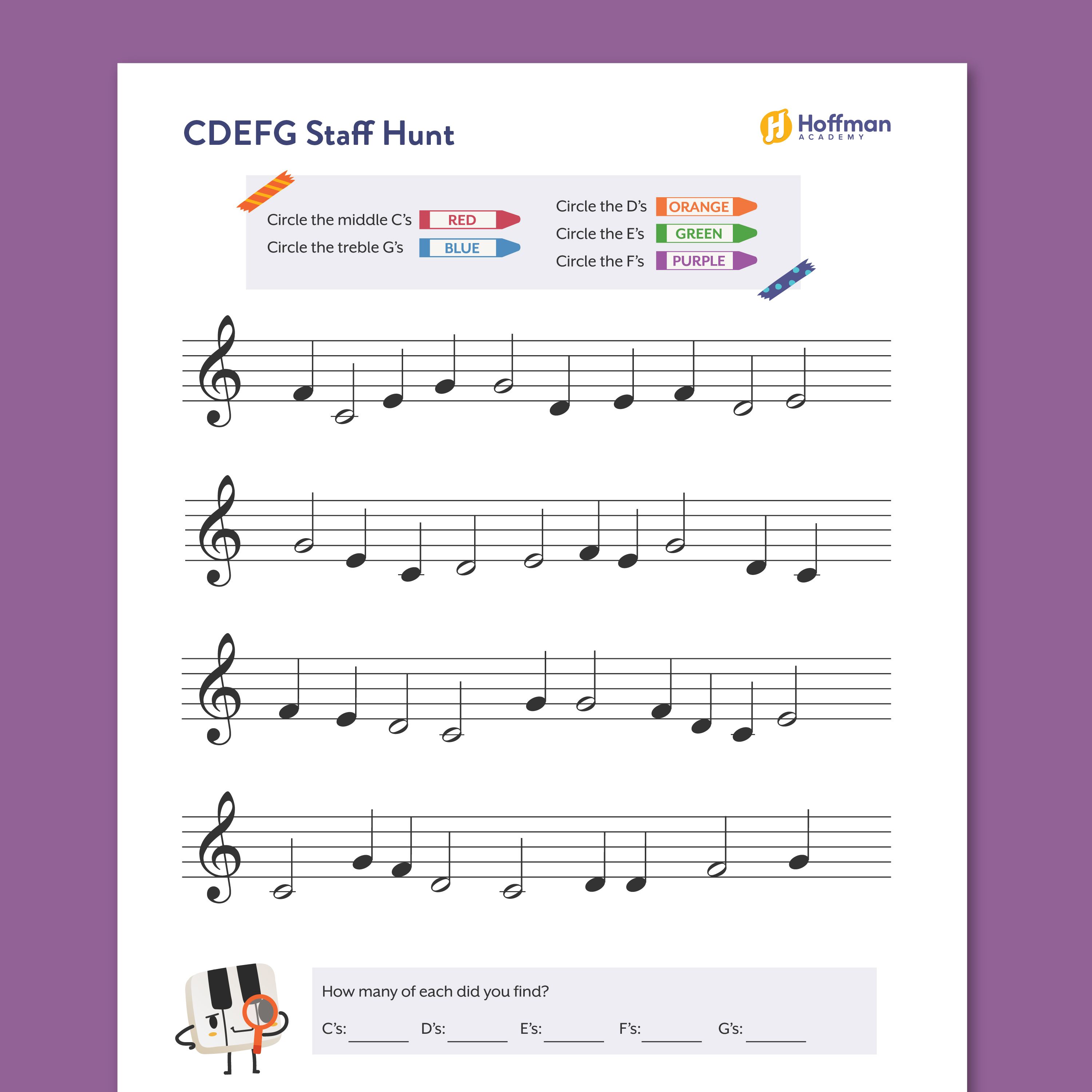 CDEFG Staff Hunt | PDF Download