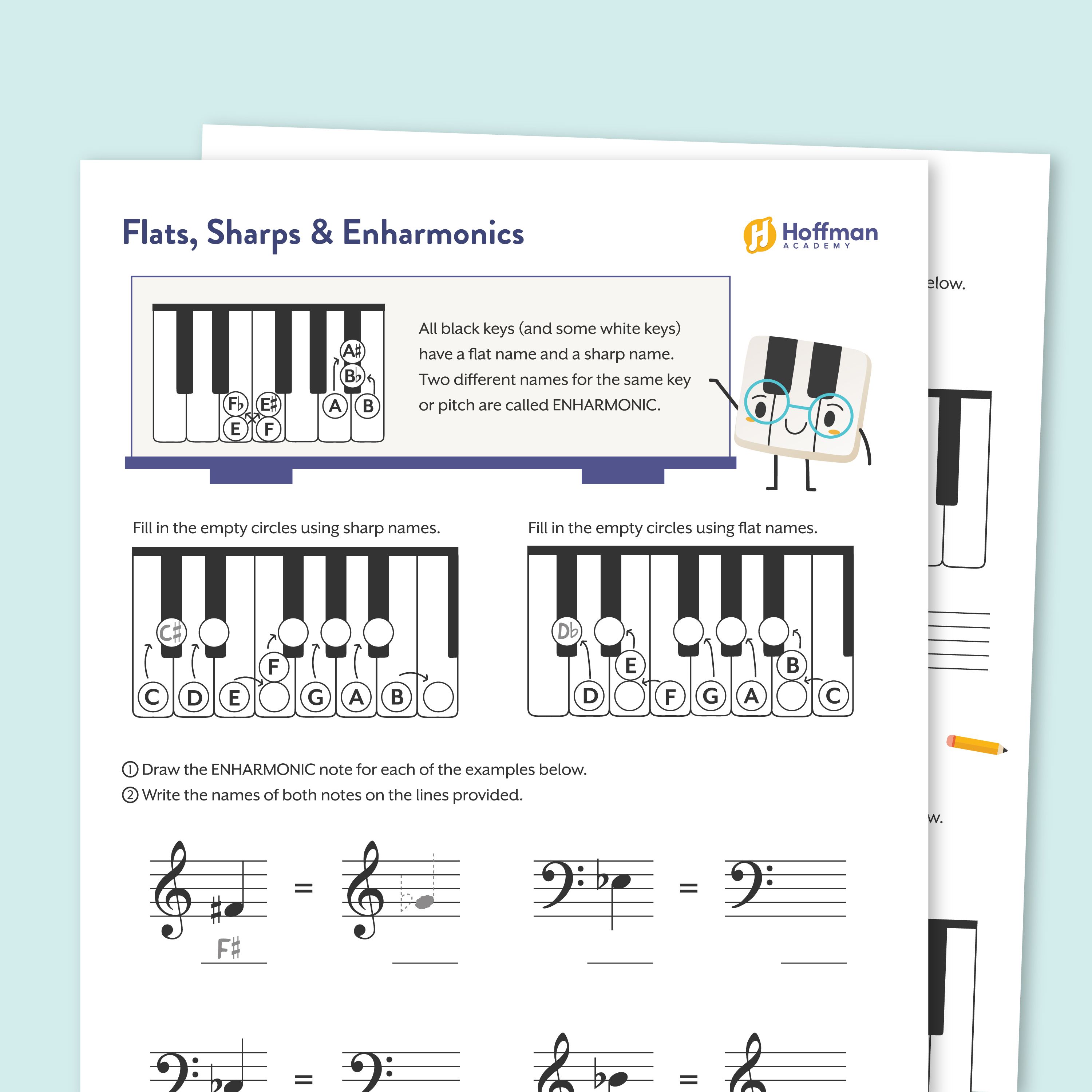 Flats, Sharps, and Enharmonics | PDF Download
