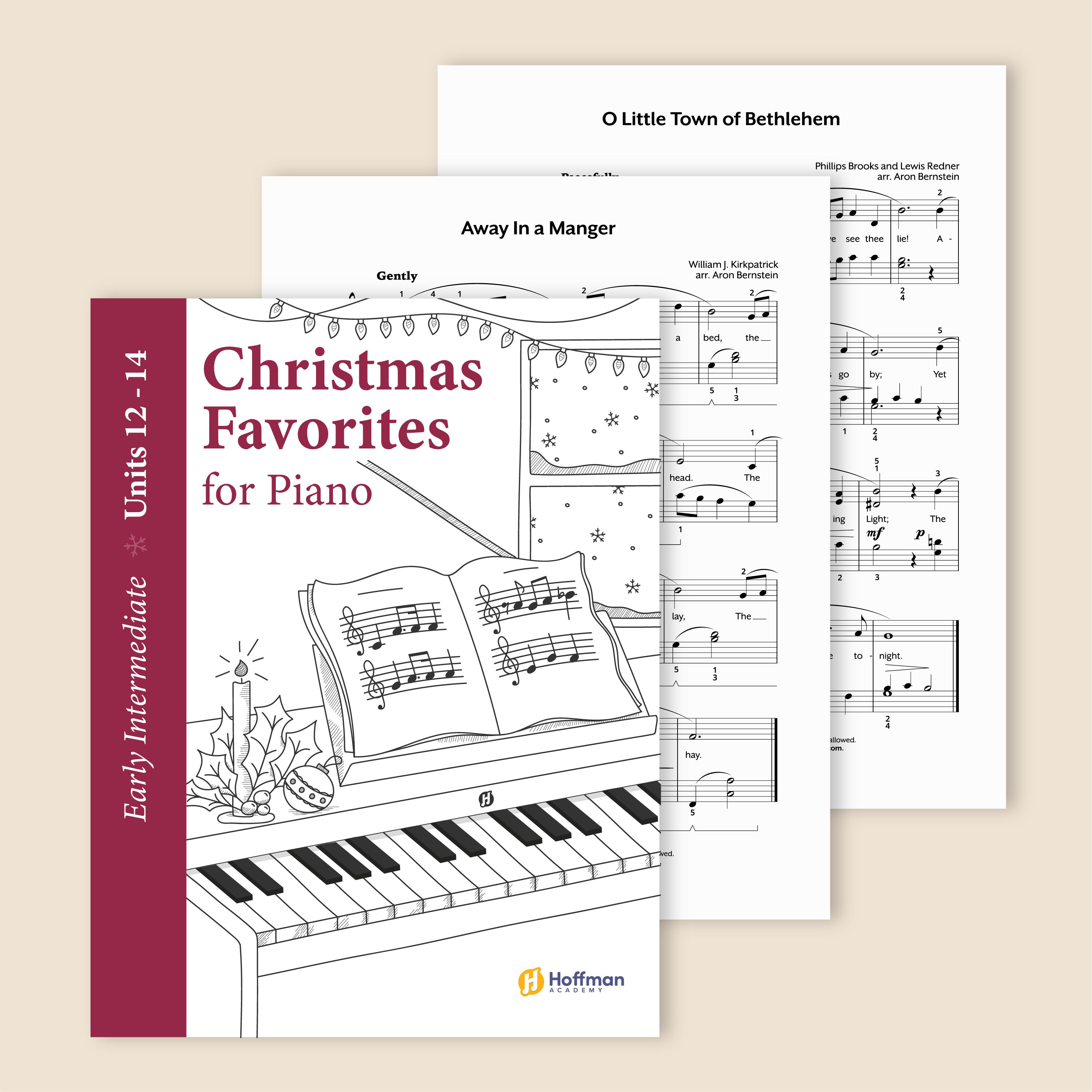 Christmas Favorites for Piano - Early Intermediate Level | Sheet Music ...