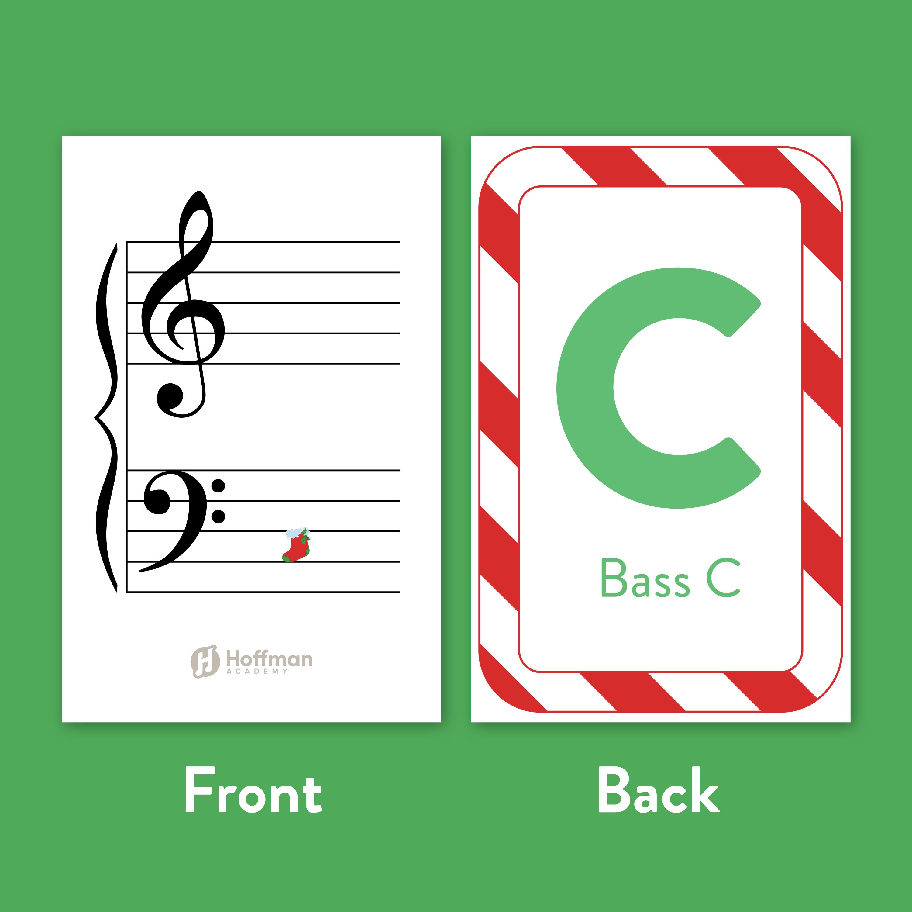 Guide Note Flashcards - Holiday Edition | PDF Download