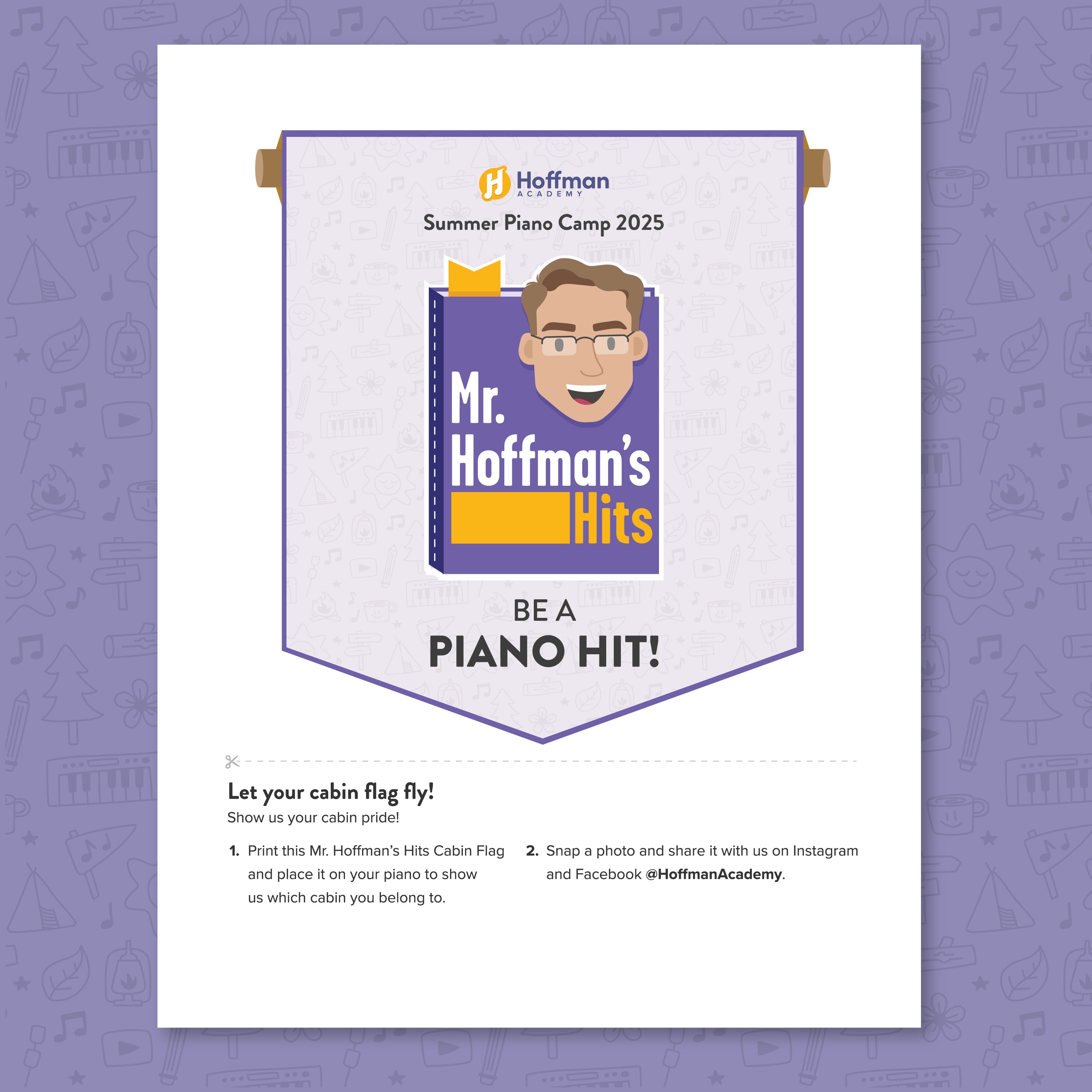 Summer Camp Mr. Hoffman's Hits Cabin | Music Activity Packet, PDF Download