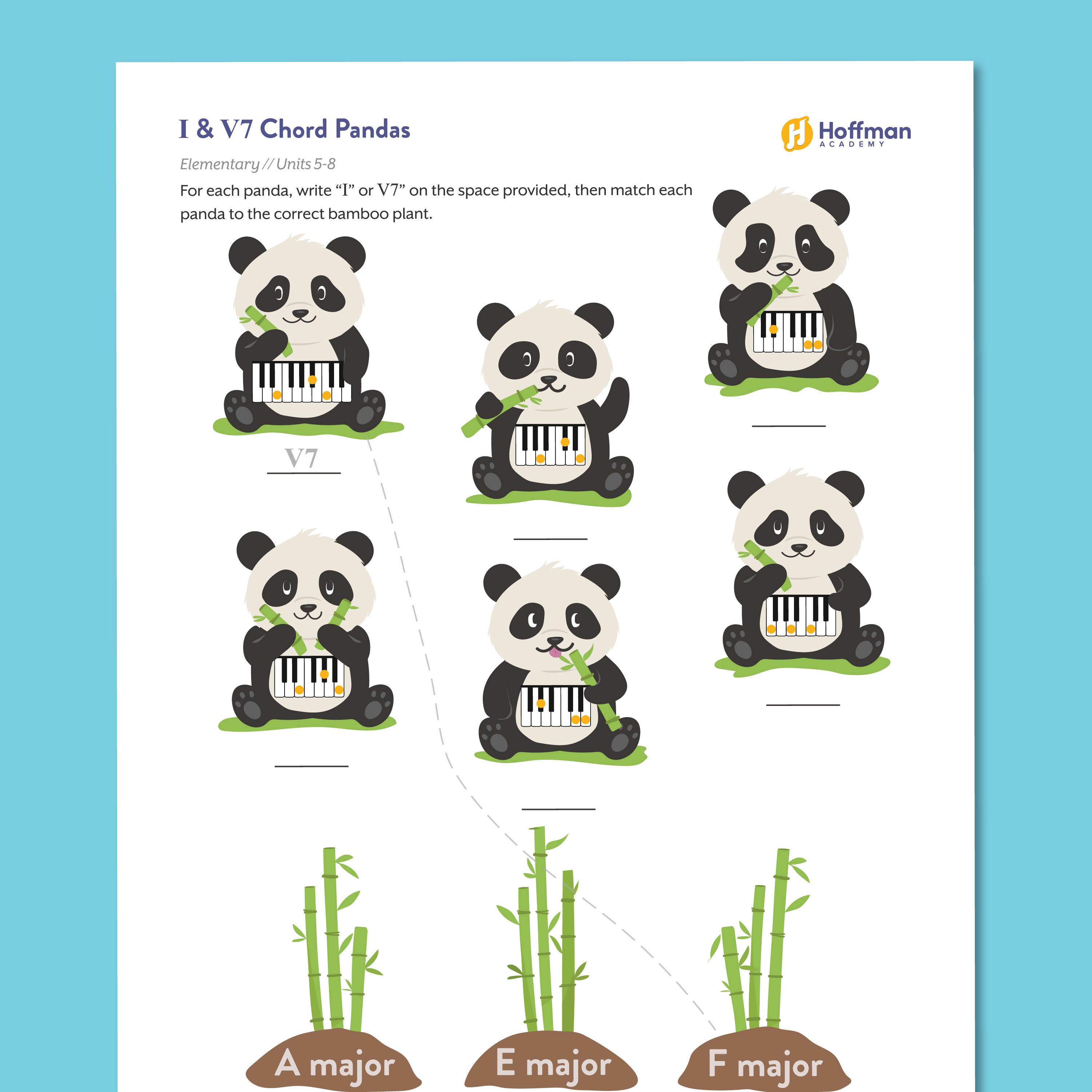 Panda Themed Music Theory Activity Sheets | PDF Download