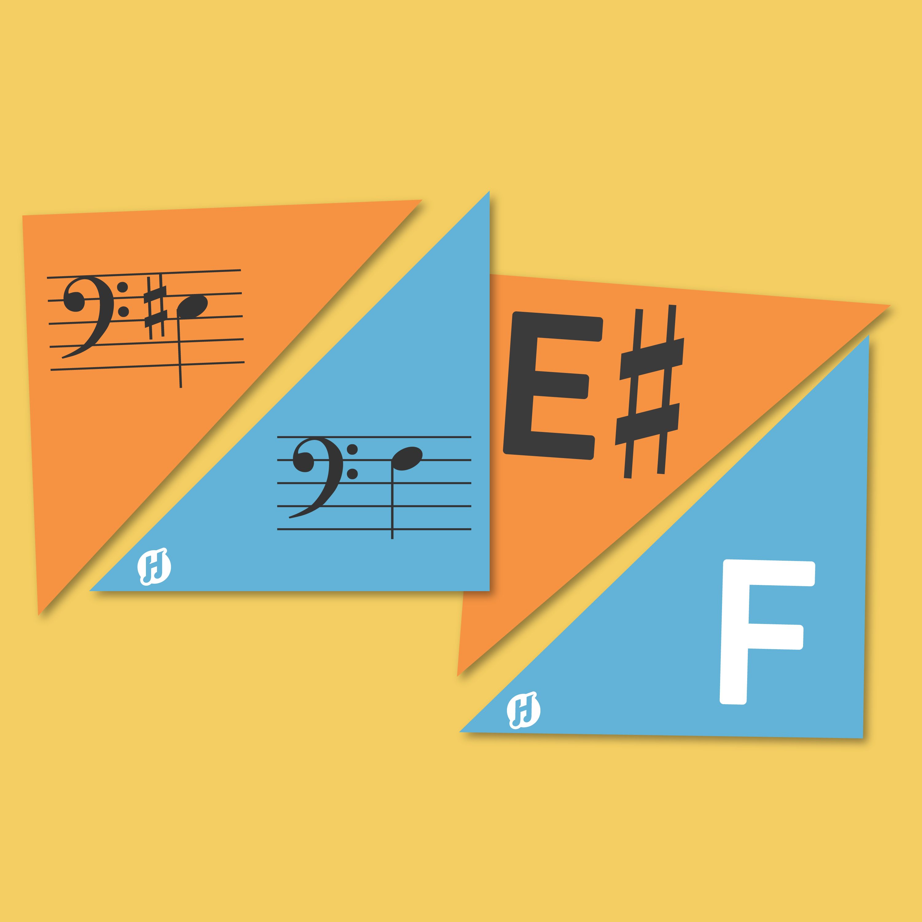 Enharmonic Matching Cards - PDF Download
