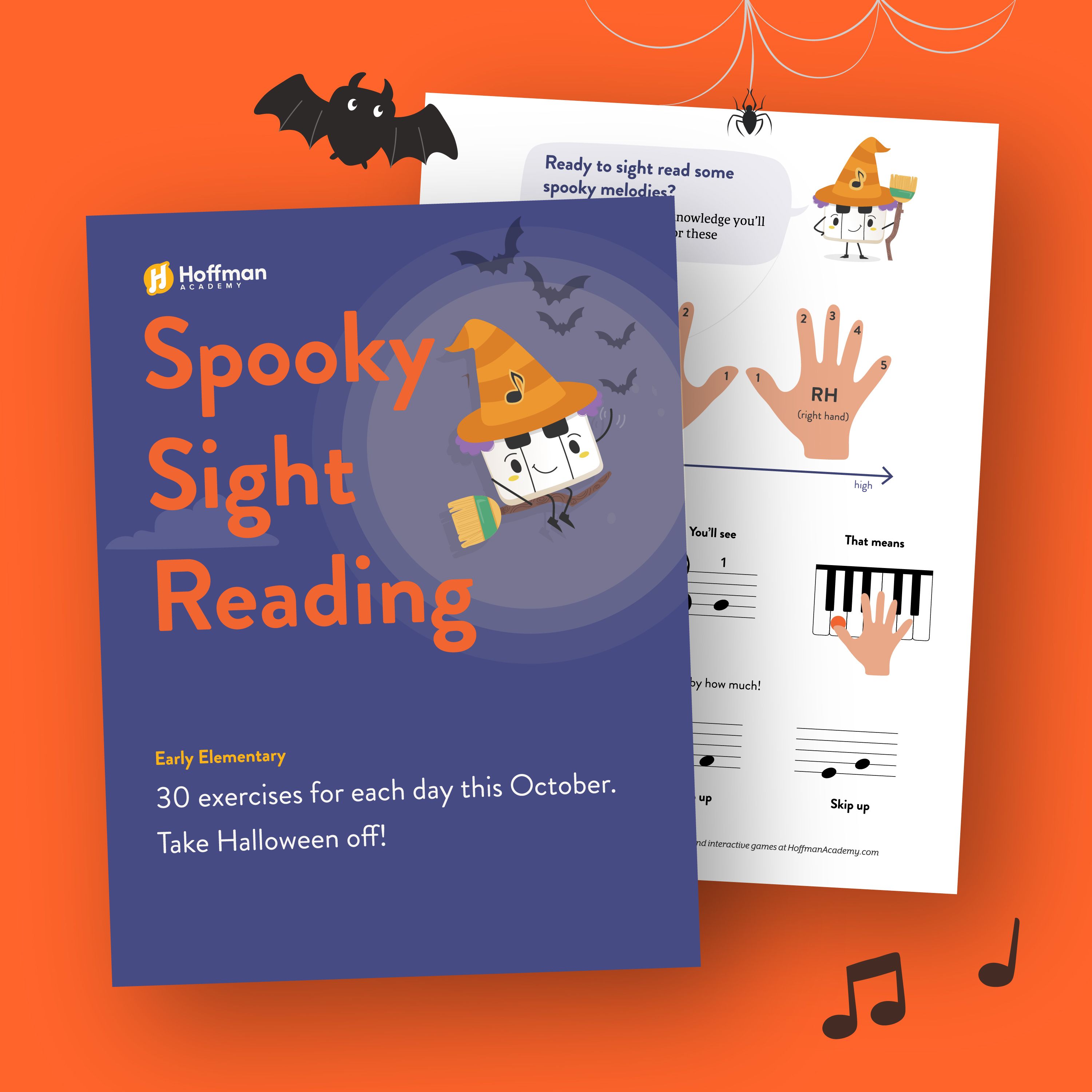Spooky Sight Reading Packets | PDF Download