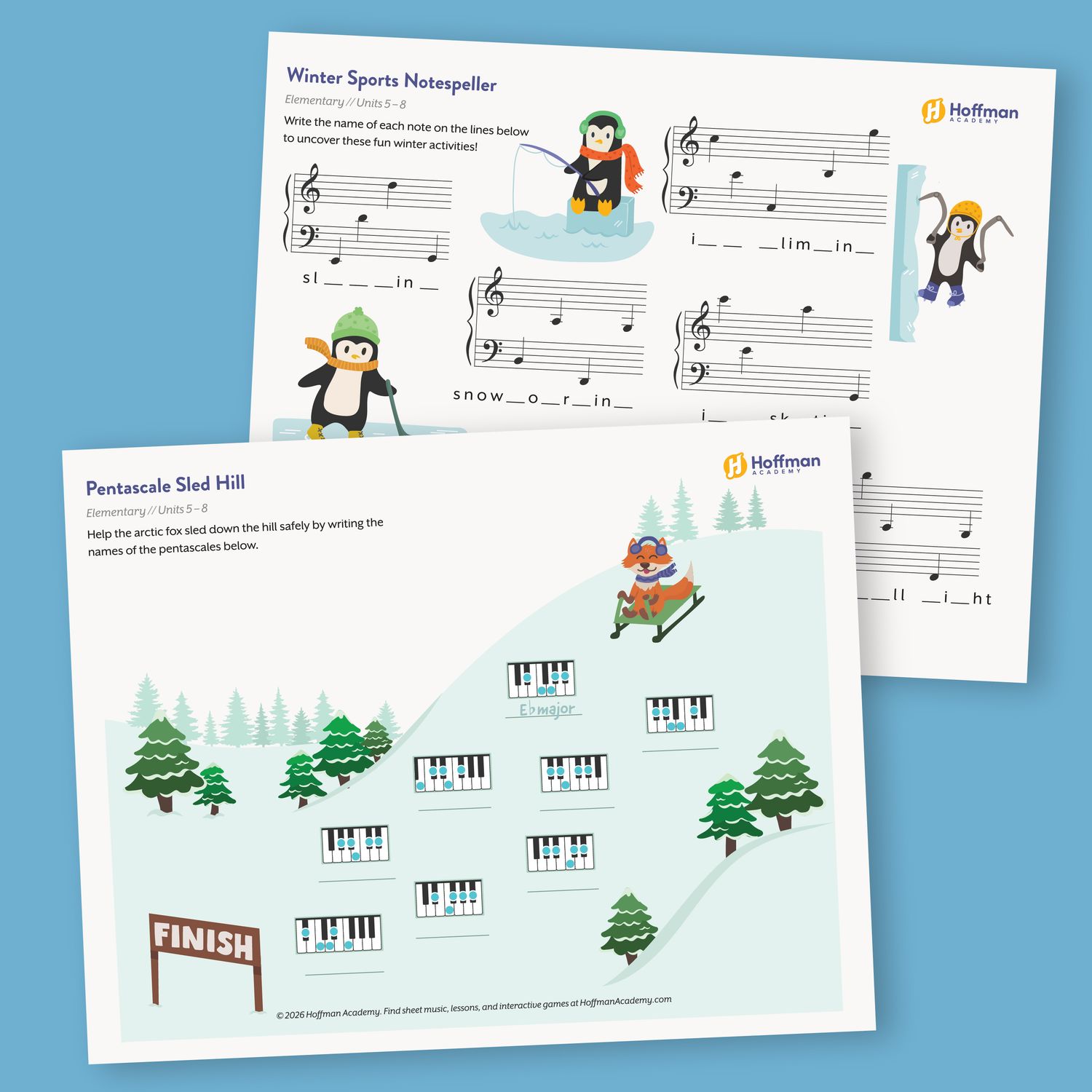 Winter Packet - Music Theory Practice | PDF Download