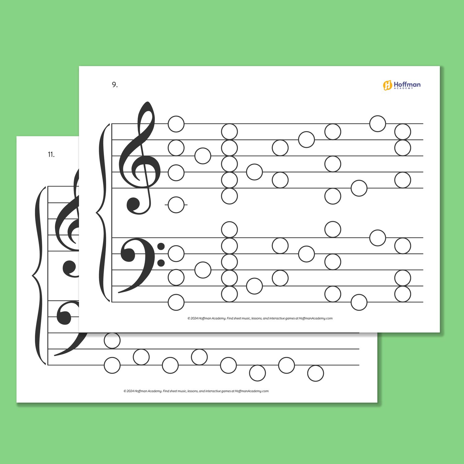 Music Note Finder for Beginning Students - 14 PDF Pages