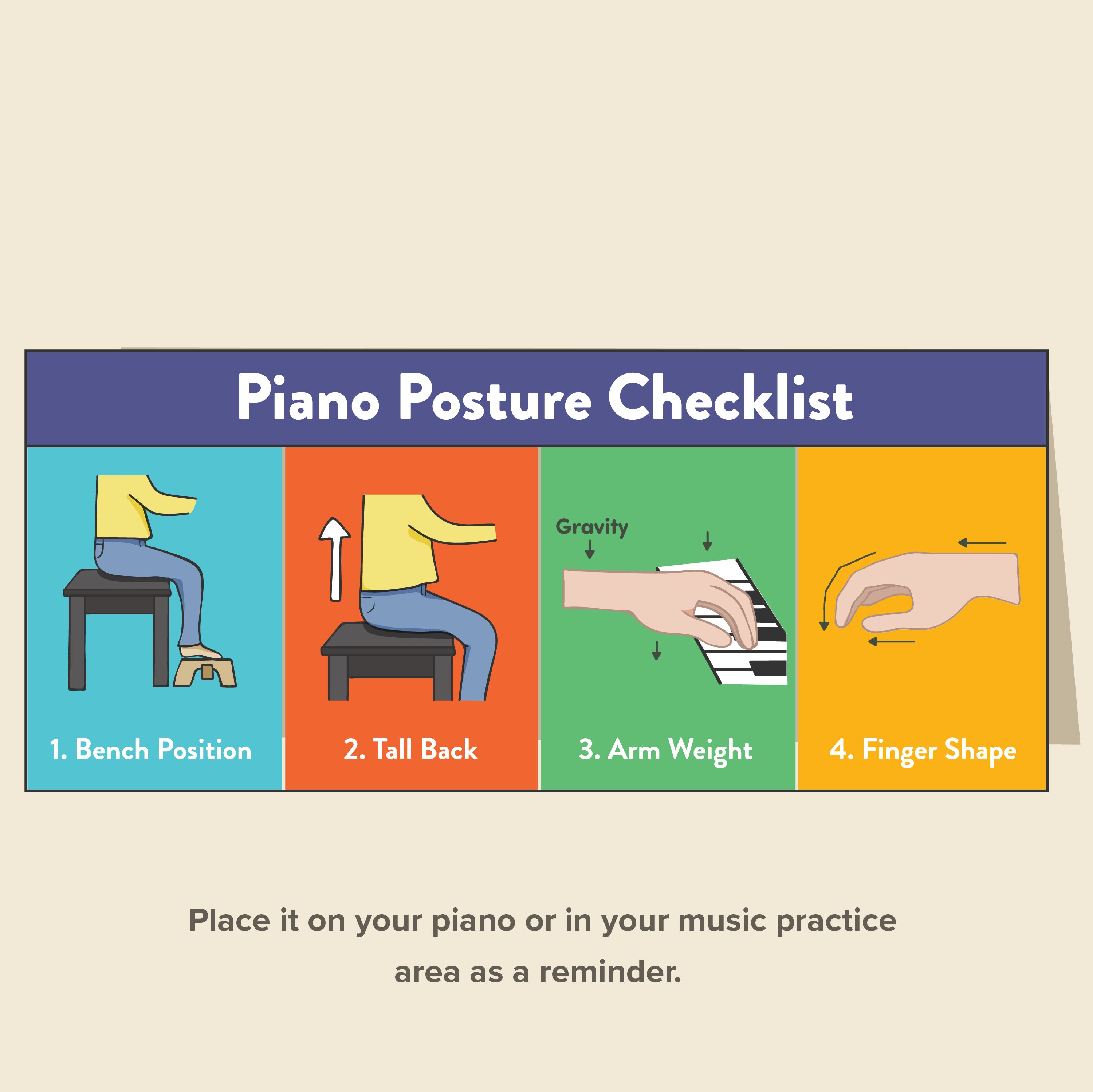 Piano Posture Checklist | Free Download