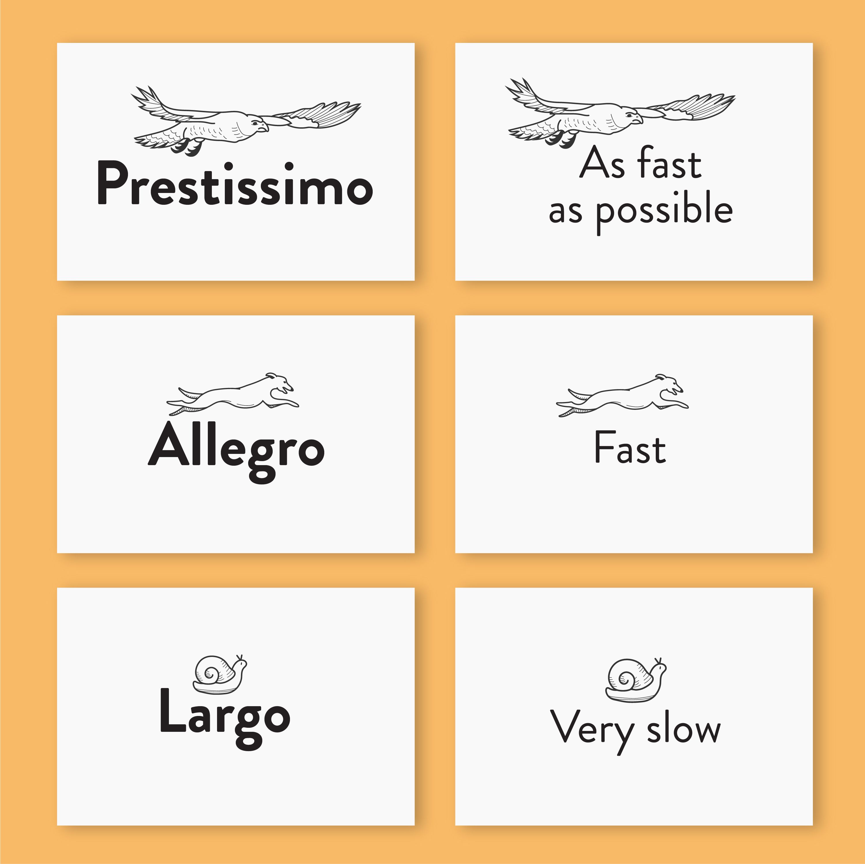 Music Flashcards | Tempo